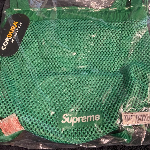 Supreme | Bags | Nwt Supreme Mesh Small Backpack Green Ss23 | Poshmark